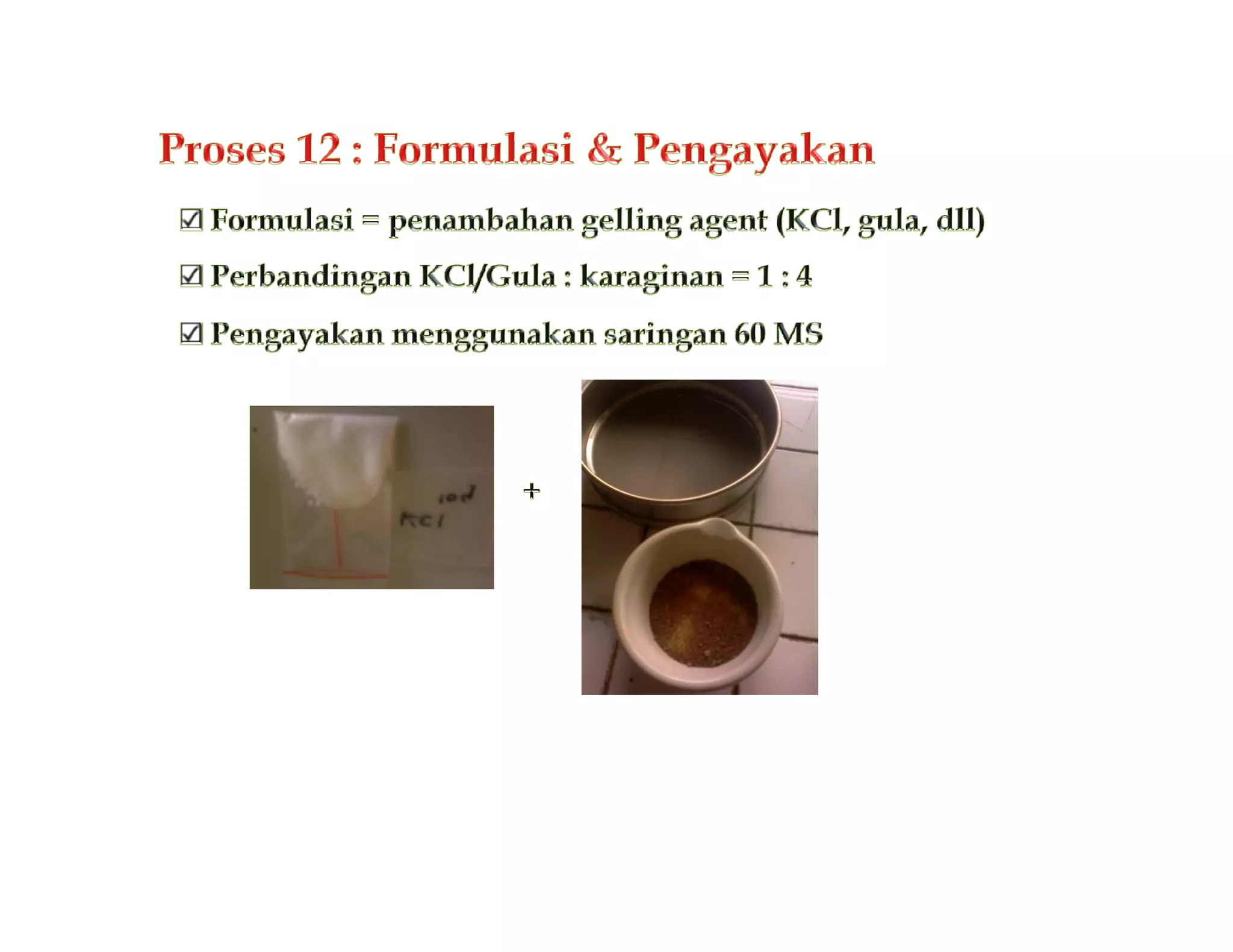 Prosedur pembuatan karaginan metode press skala laboratorium | PDF