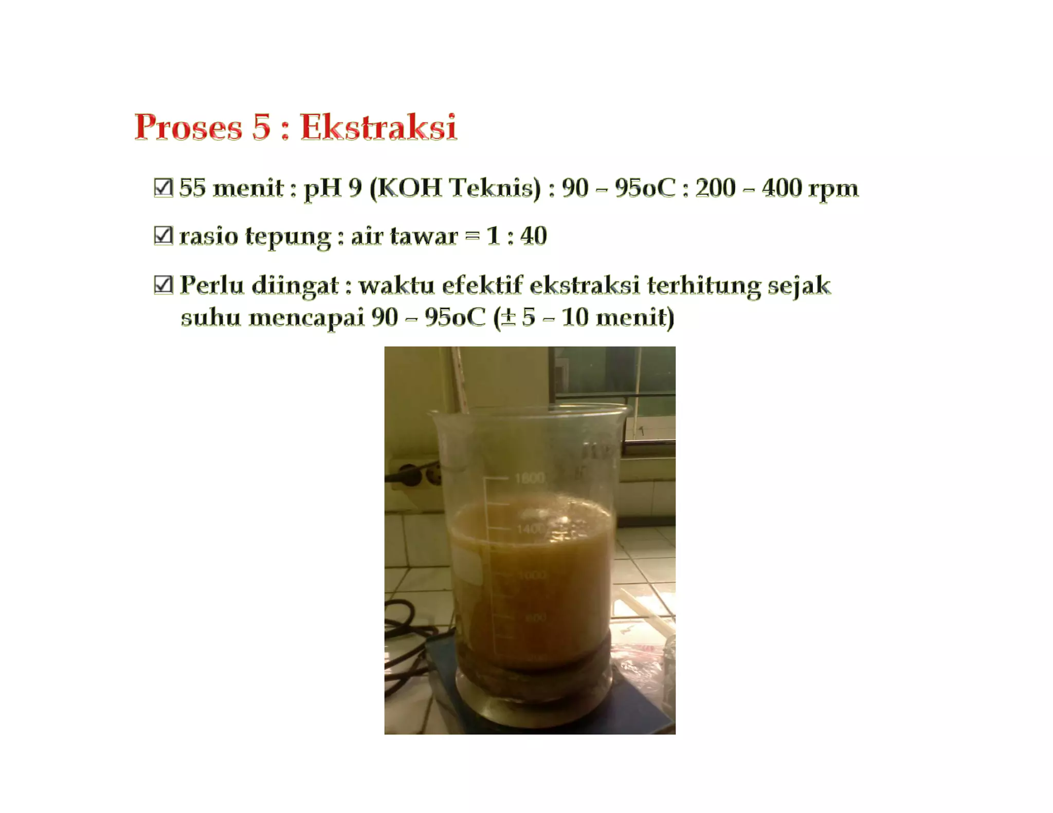 Prosedur pembuatan karaginan metode press skala laboratorium | PDF