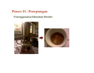 Prosedur pembuatan karaginan metode press skala laboratorium | PDF