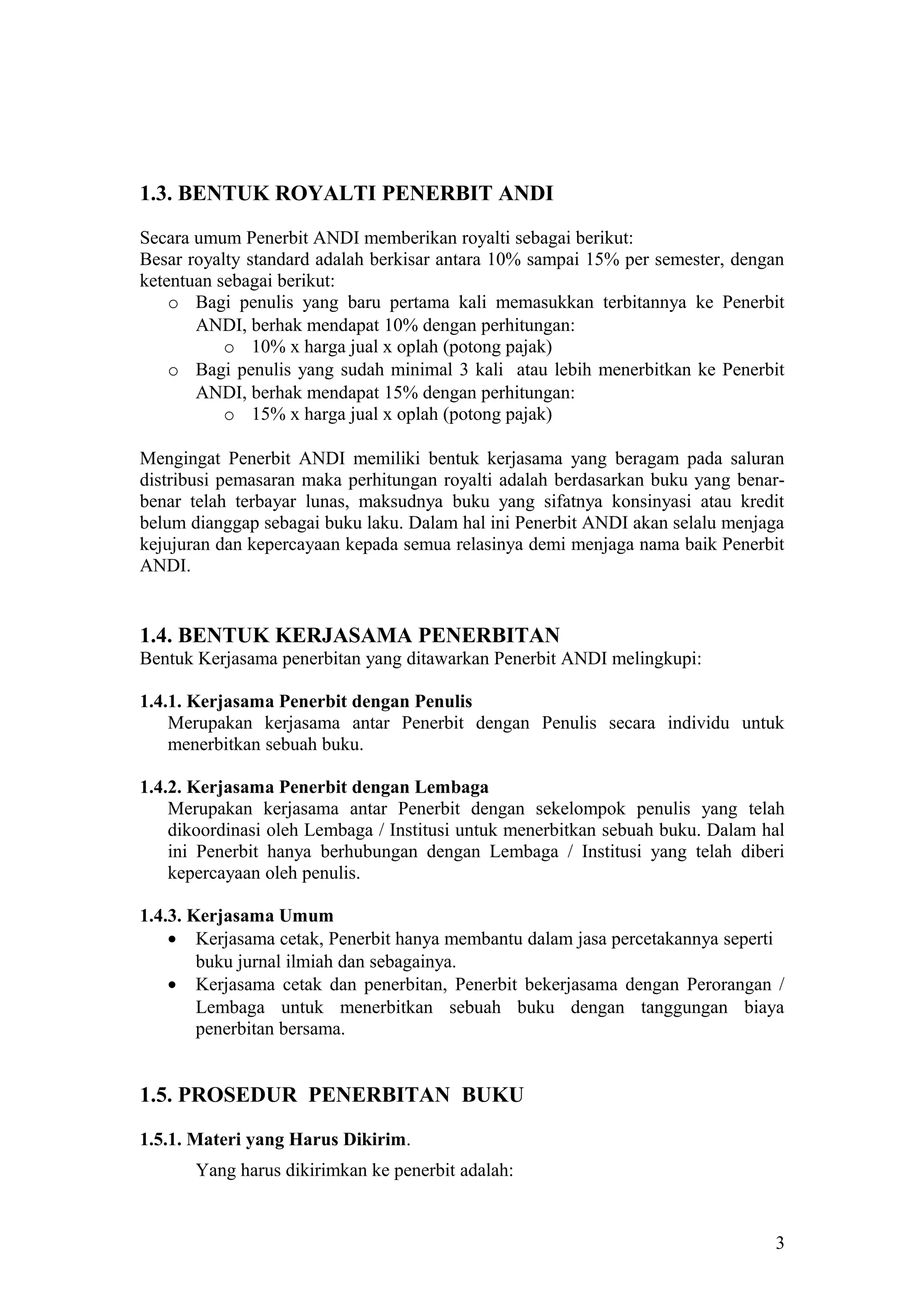 Prosedur penerbitan buku | DOC