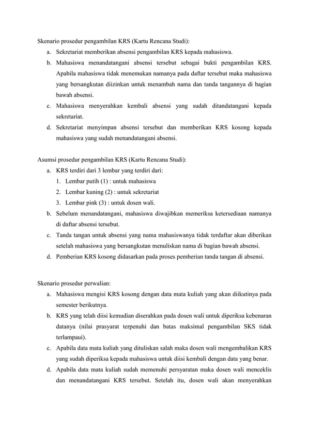 Contoh Kasus Analisis Prosedur Manual | PDF