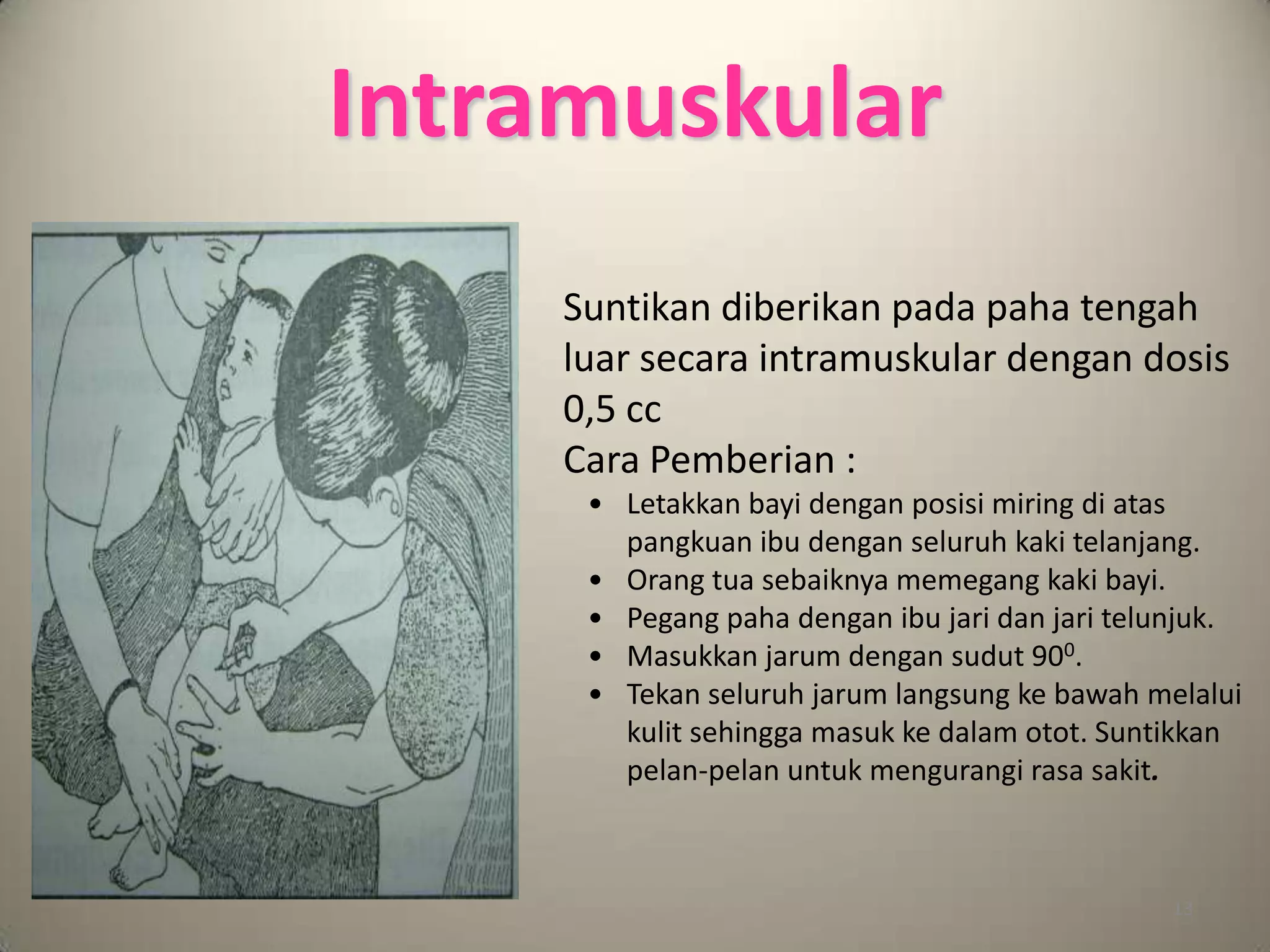 Prosedur penyuntikan imunisasi | PPTX