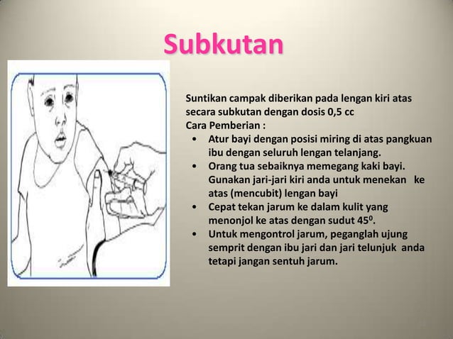 Prosedur penyuntikan imunisasi | PPT