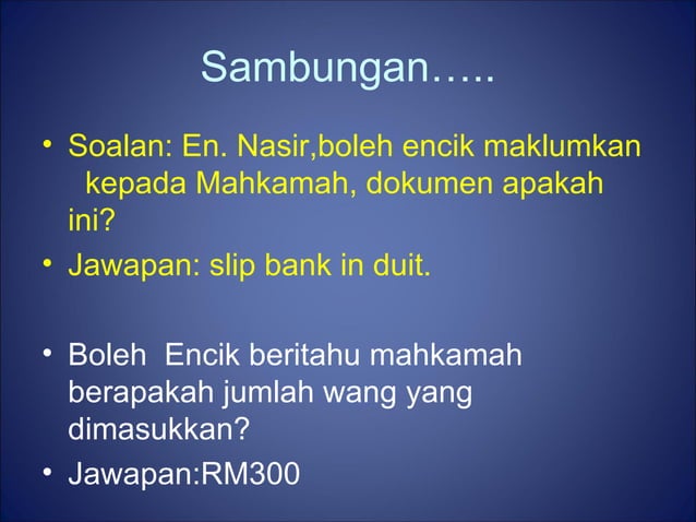 Prosedur perbicaraan | PPT