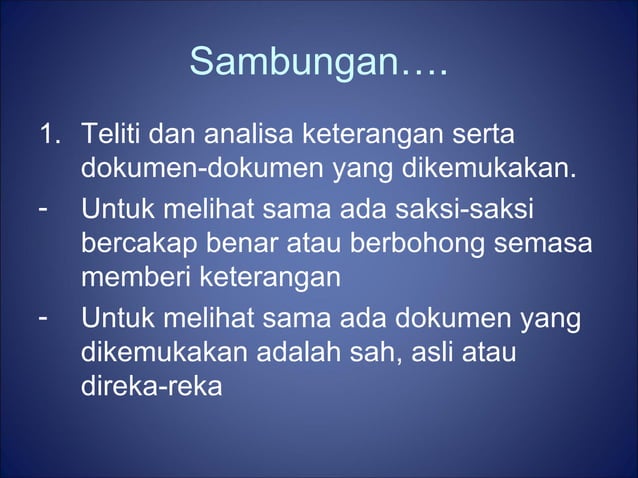Prosedur perbicaraan | PPT
