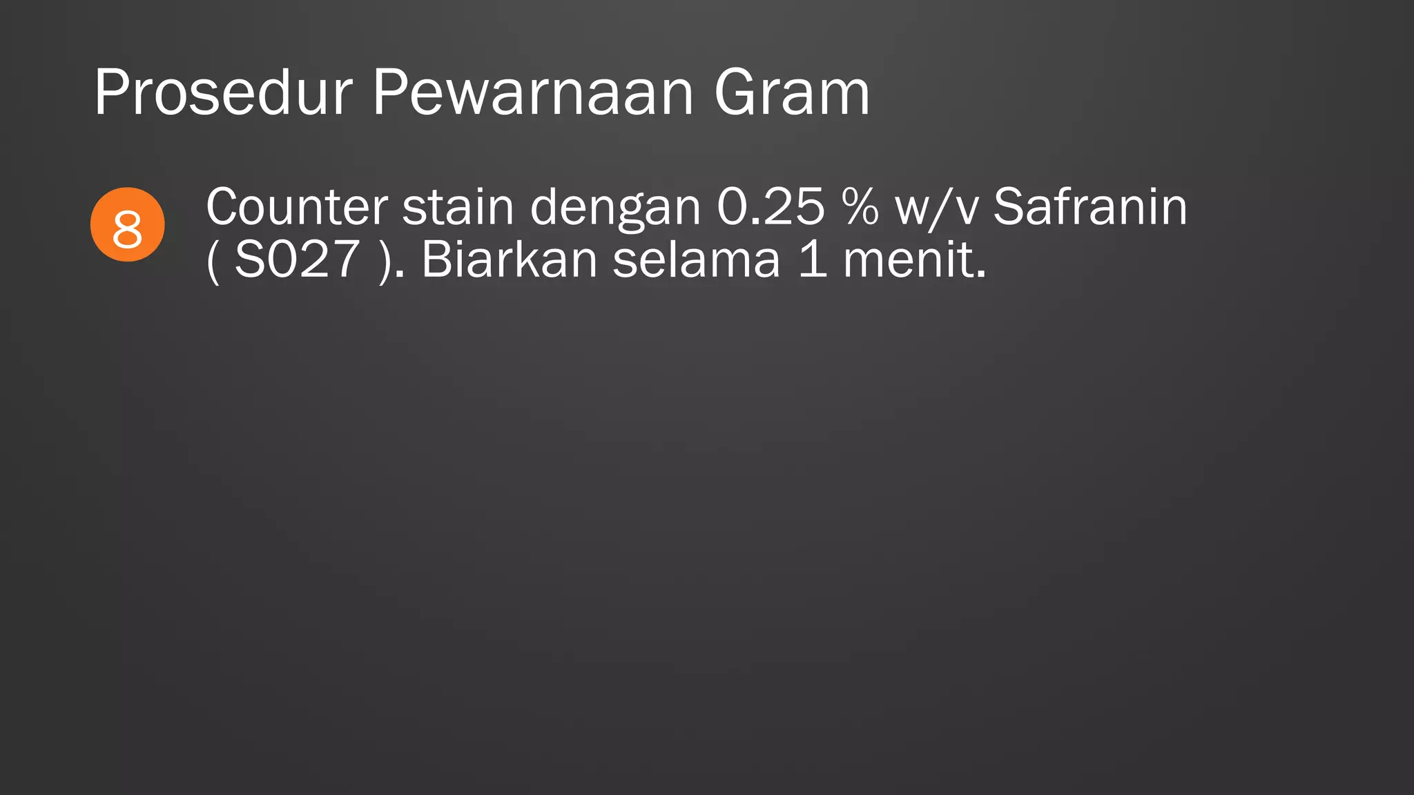 Prosedur Pewarnaan Gram dari Gram Staining Kit HiMedia K001 | PPT