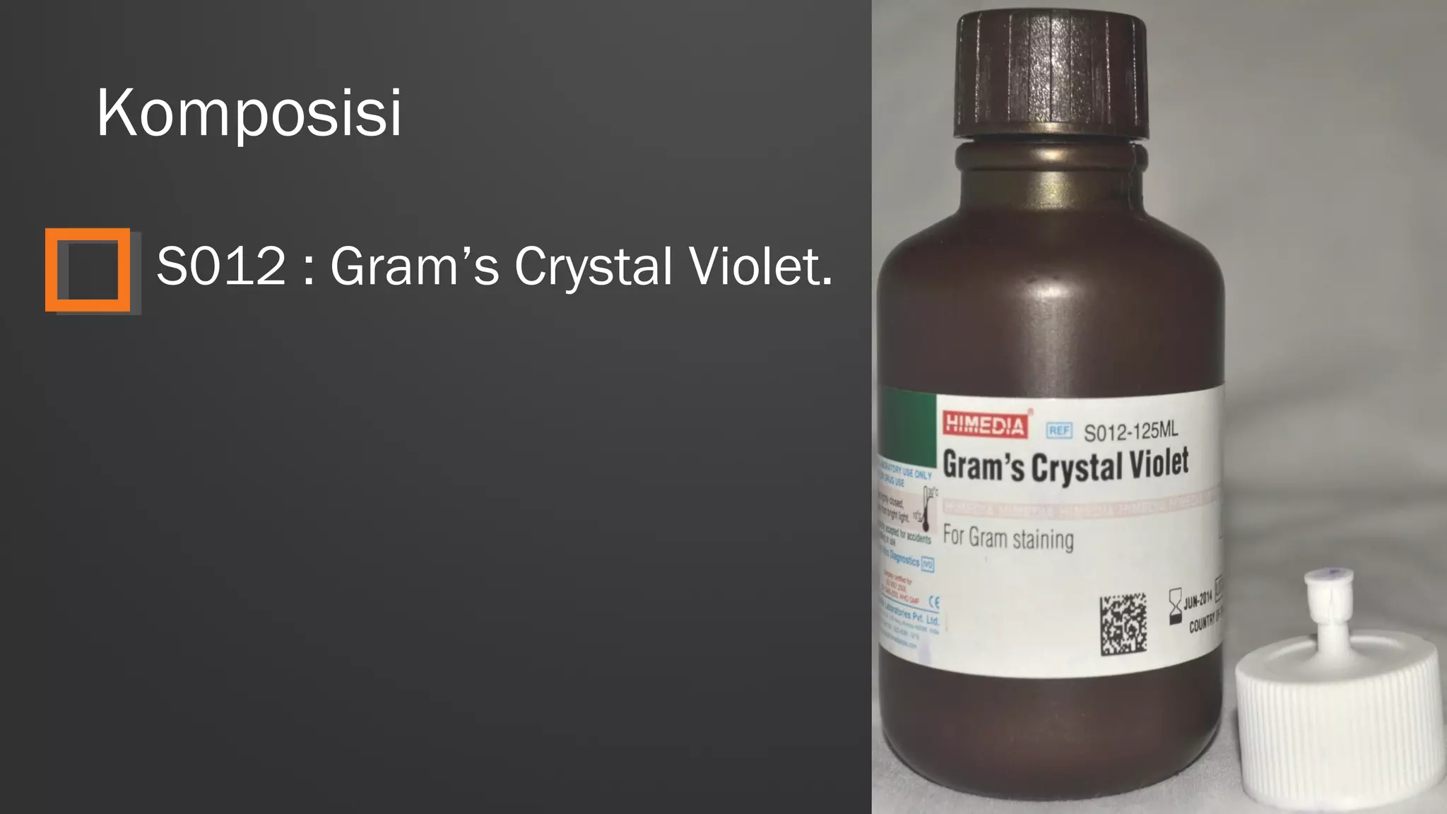 Prosedur Pewarnaan Gram dari Gram Staining Kit HiMedia K001 | PPT