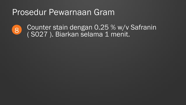 Prosedur Pewarnaan Gram dari Gram Staining Kit HiMedia K001 | PPT