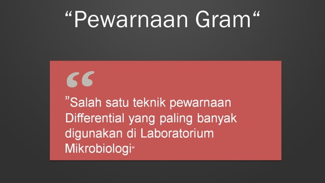 Prosedur Pewarnaan Gram dari Gram Staining Kit HiMedia K001 | PPT