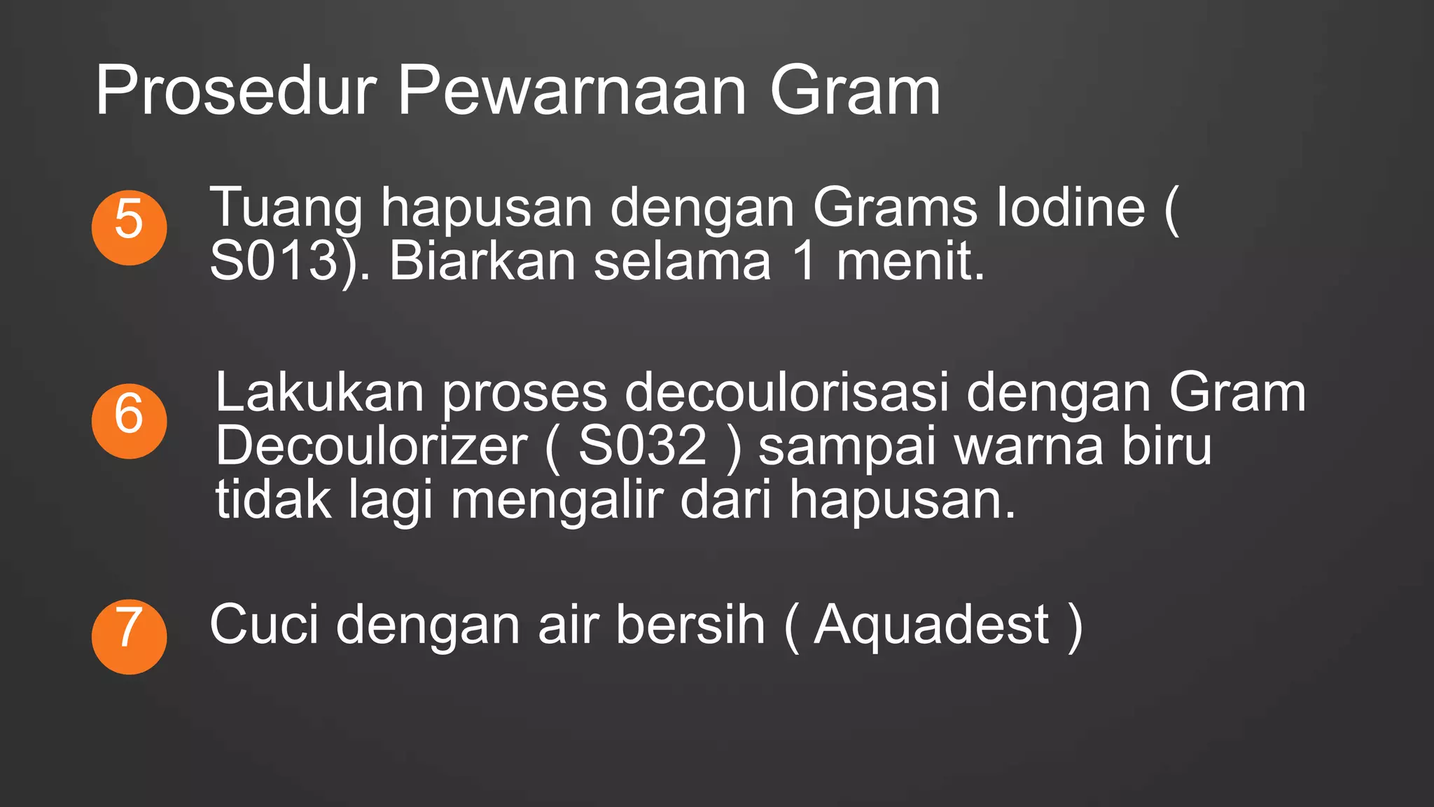 Prosedur pewarnaan gram Himedia | PPT