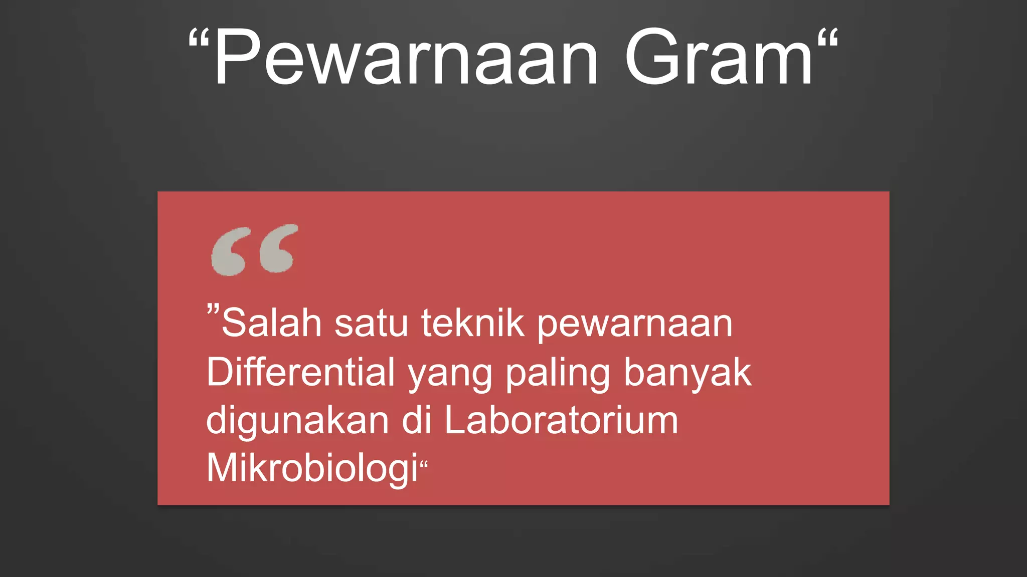 Prosedur pewarnaan gram Himedia | PPTX