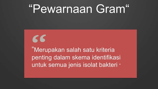 Prosedur pewarnaan gram Himedia | PPTX