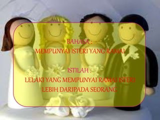 Prosedur poligami | PPT