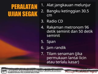 prosedur STANDARD KECERGASAN FIZIKAL KEBANGSAAN | PPT