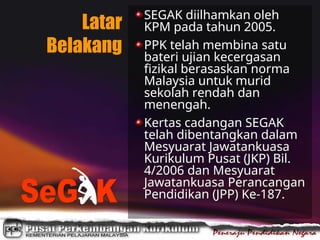 prosedur STANDARD KECERGASAN FIZIKAL KEBANGSAAN | PPT