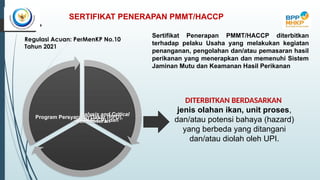 PROSEDUR SERTIFIKASI PMMT HACCP PANGAN BPOM | PPT
