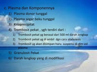 PROSEDUR STANDAR DARAH PEMERIKSAAN DARAH | PDF