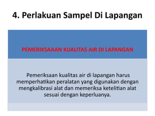 Prosedur_Teknik_Sampling_Air di Lapangan | PPTX