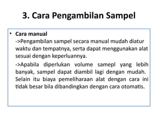 Prosedur_Teknik_Sampling_Air di Lapangan | PPTX