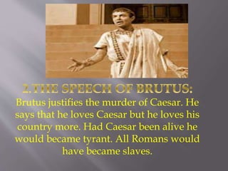 Prose 1 JULIUS CAESAR | PPTX