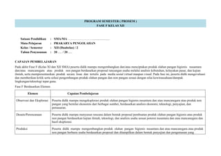 PROSEM - Prosem mata pelajaran Prakarya (Pengolahan).docx