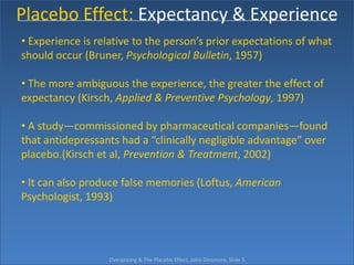Price Perception & The Placebo Effect in Marketing | PPT