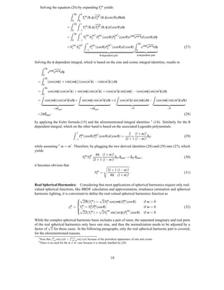 spherical-harmonic-lighting | PDF | 3-D Graphics | Computer Software and Applications