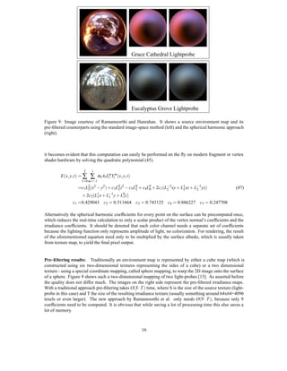 spherical-harmonic-lighting | PDF | 3-D Graphics | Computer Software ...