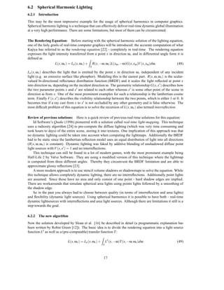 spherical-harmonic-lighting | PDF | 3-D Graphics | Computer Software ...