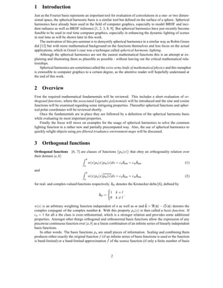 spherical-harmonic-lighting | PDF | 3-D Graphics | Computer Software and Applications