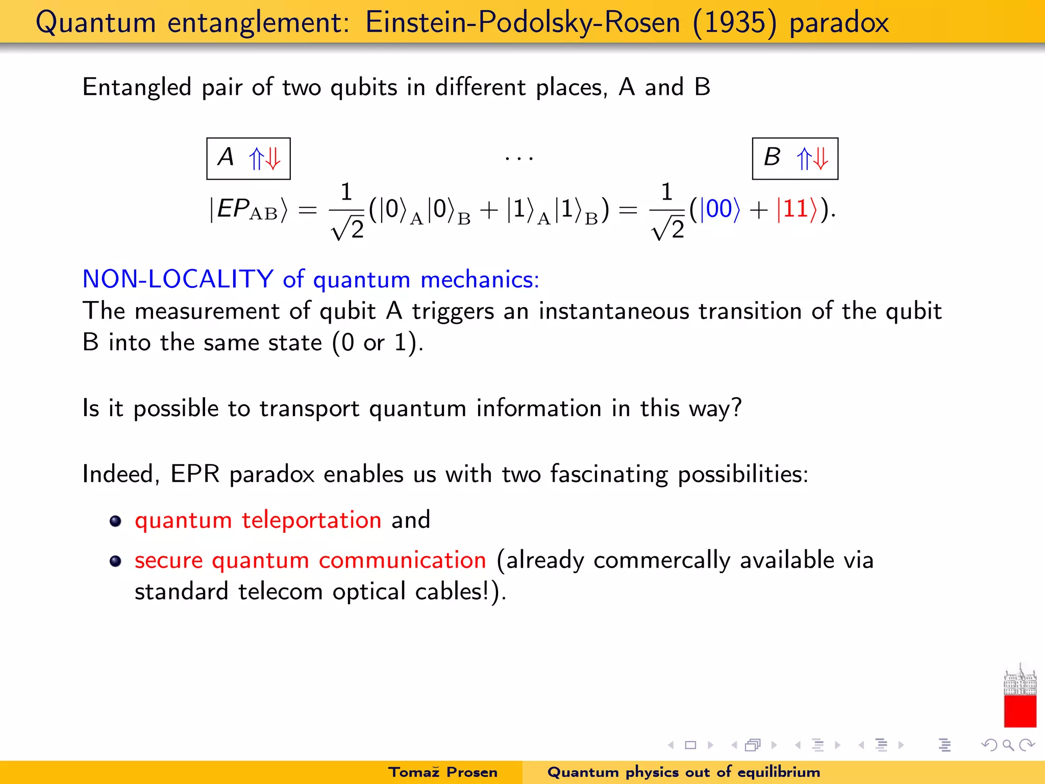 OBC | Quantum physics out of equilbrium: A new paradigm of computation ...