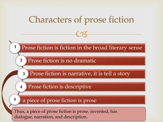 Prose presentation | PPTX