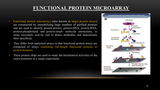 Protein sequencing. Protein expression analysis using protein ...