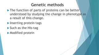 Protein sequencing methods | PPTX