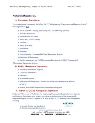 ProService Profile June 2012 | PDF