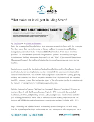 Proservice® represents Eagle Technology | PDF