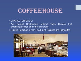 Types of restaurants | PPTX