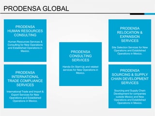 PRODENSA SOURCING SERVICES | PDF