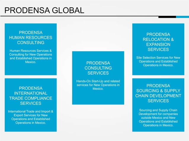 PRODENSA SOURCING SERVICES | PDF