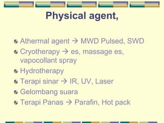 Proses-Fisioterafi penatalaksanaan-Pertemuan | PPT