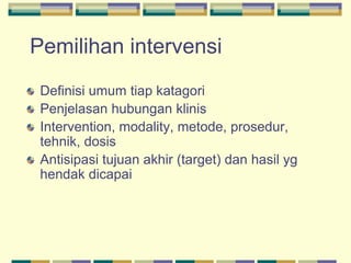 Proses-Fisioterafi penatalaksanaan-Pertemuan | PPT