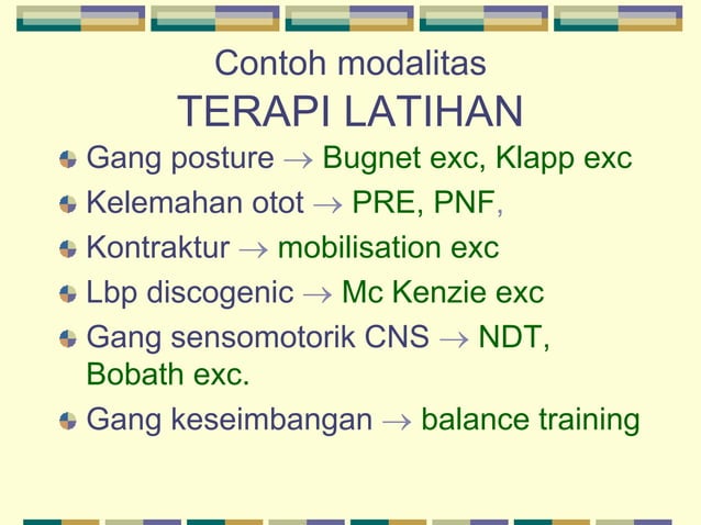 Proses-Fisioterafi penatalaksanaan-Pertemuan | PPT