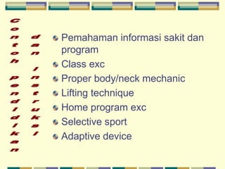 Proses-Fisioterafi penatalaksanaan-Pertemuan | PPT