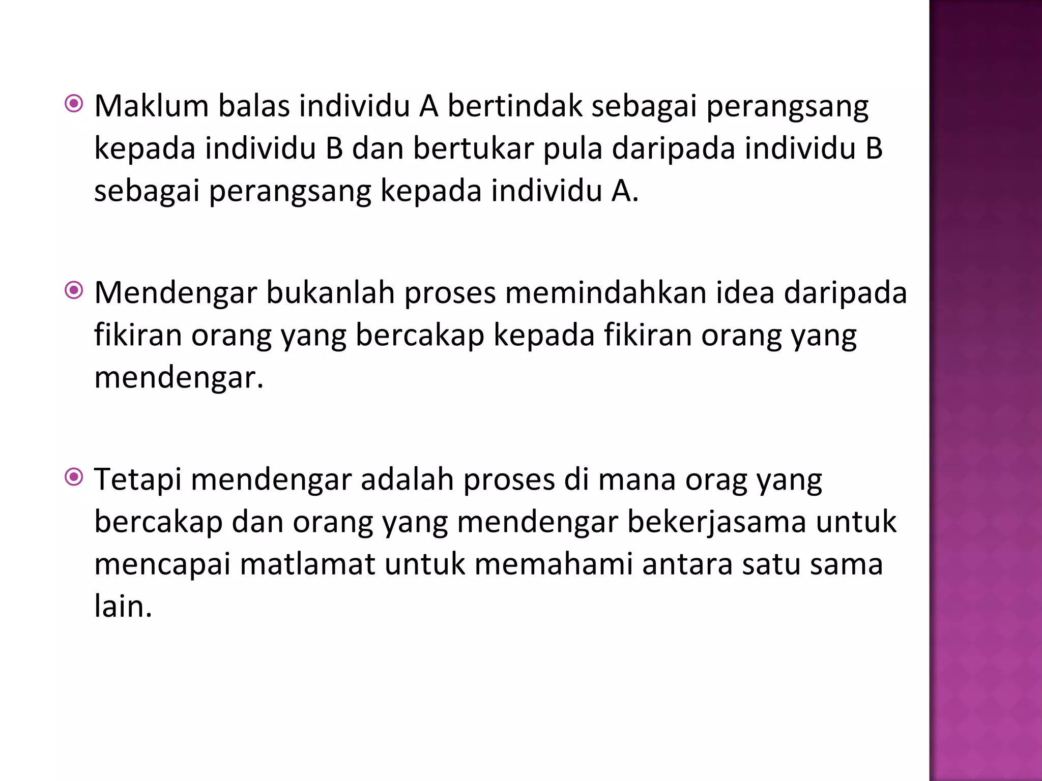 Proses Mendengar | PPT