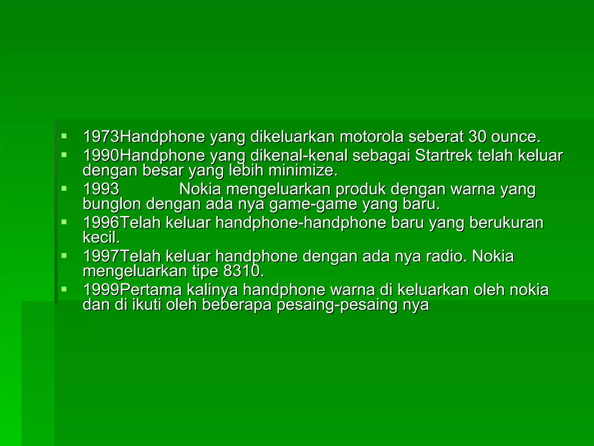 Proses Sejarah Hp | PPT