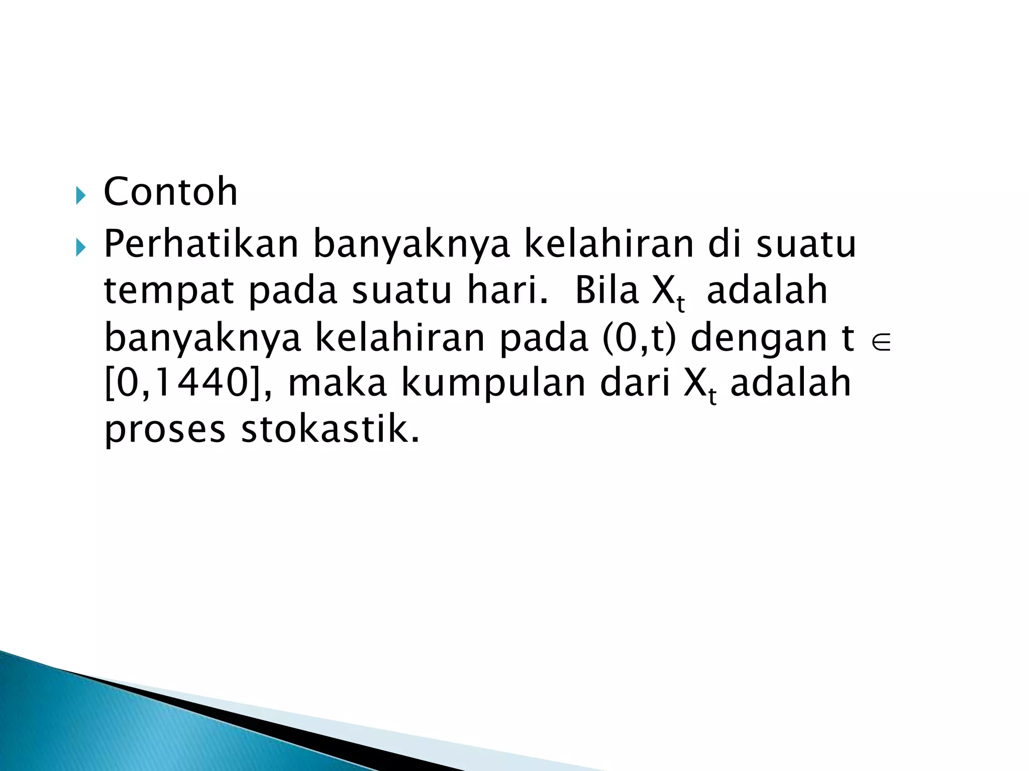 Proses stokastik | PPTX