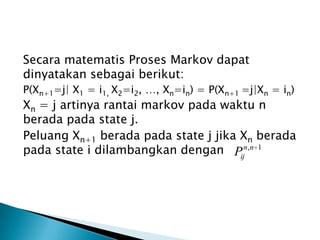 Proses stokastik | PPTX