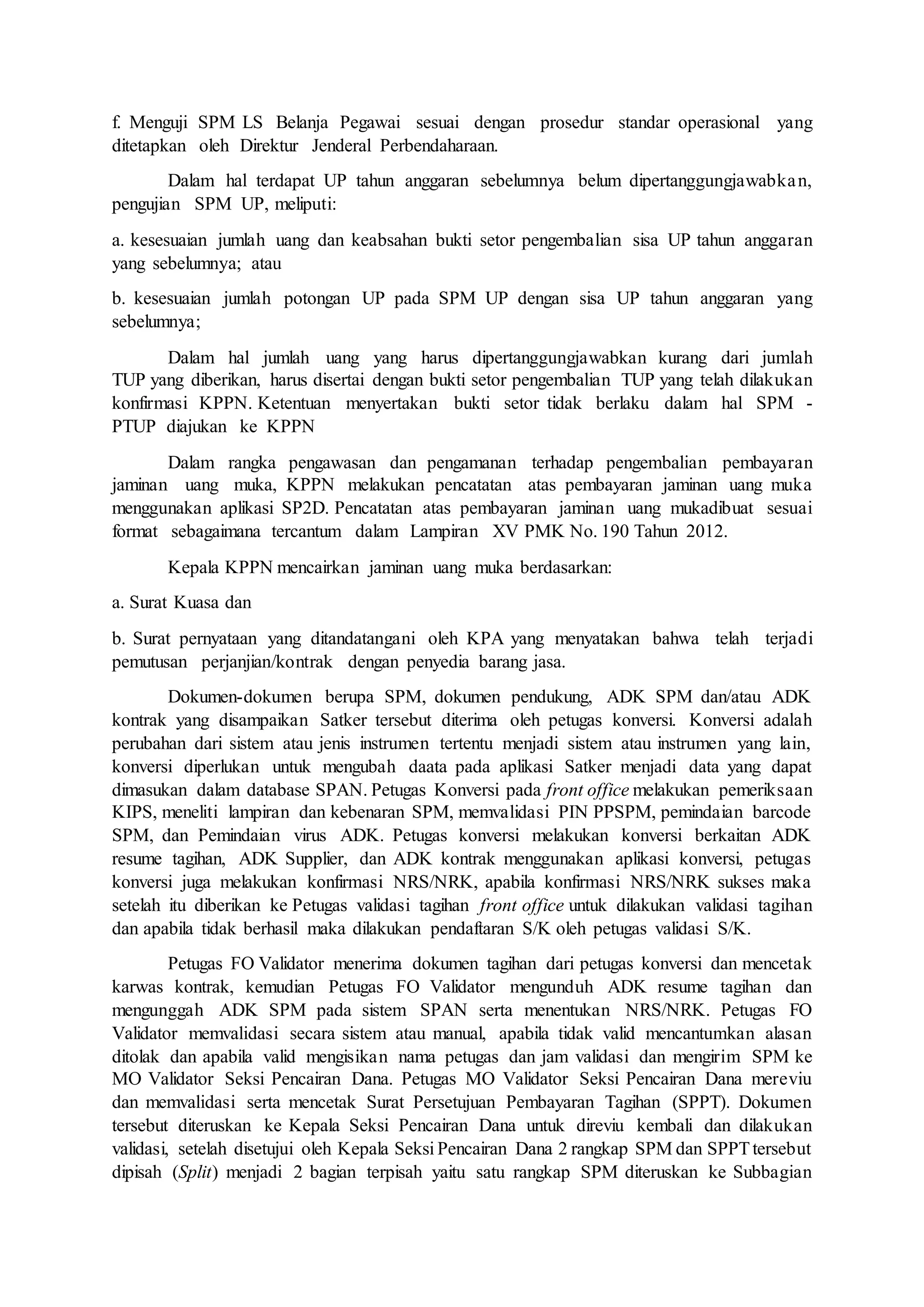 Proses Bisnis KPPN dan Proses Bisnis Seksi Pencairan Dana.docx