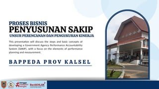 Proses Bisnis Penyusunan SAKIP Unsur Perencanan dan Pengukuran Kinerja ...