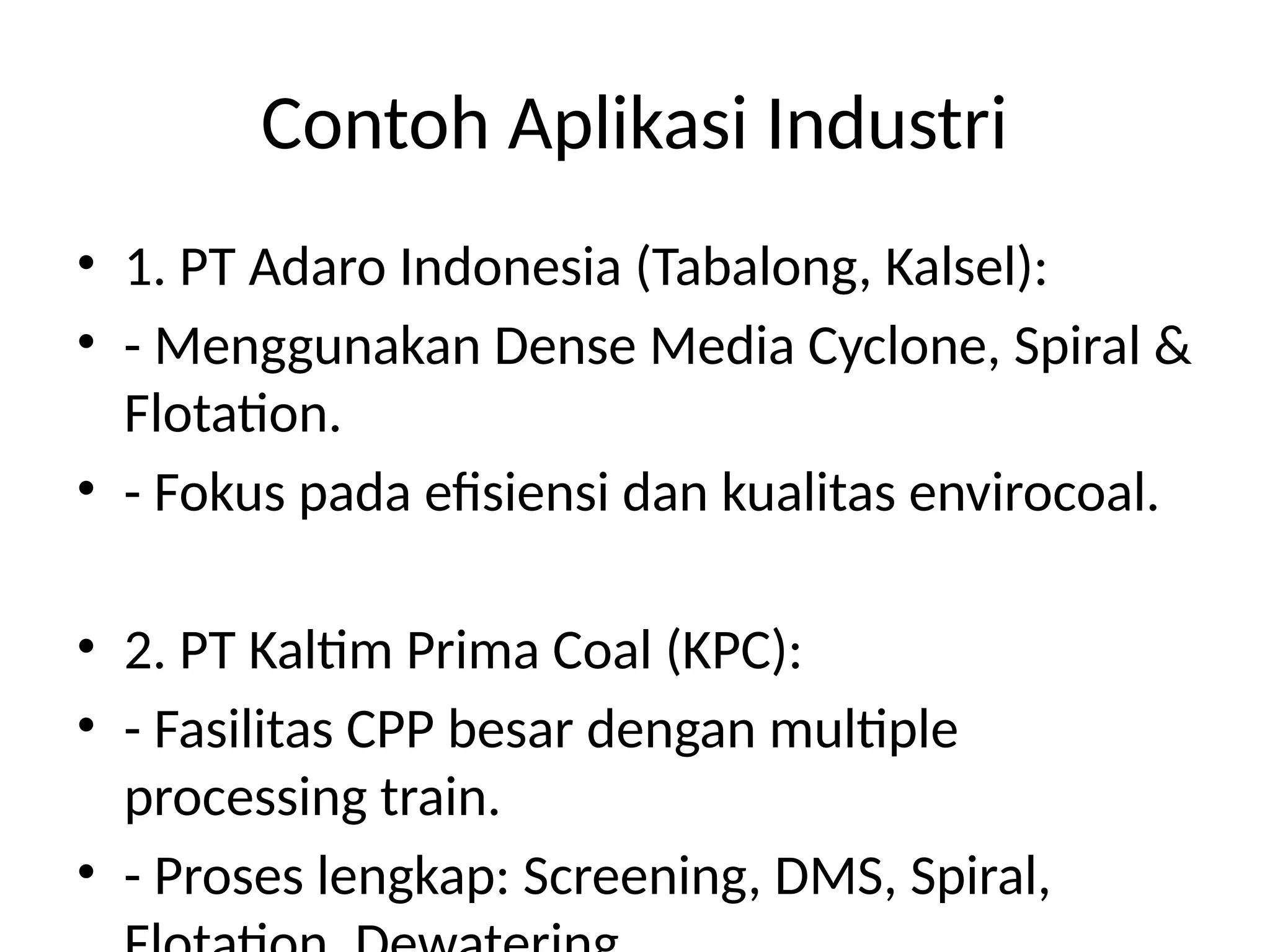 Proses_CPP_Pengolahan_Batubara melalui proses pencucian.pptx